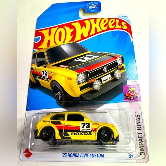 Mattel | Other | Hot Wheels 973 Honda Civic Custom Compact Kings 45 ...